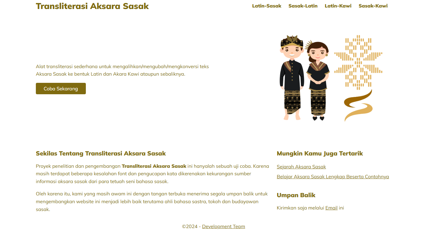 Transliterasi Aksara Sasak